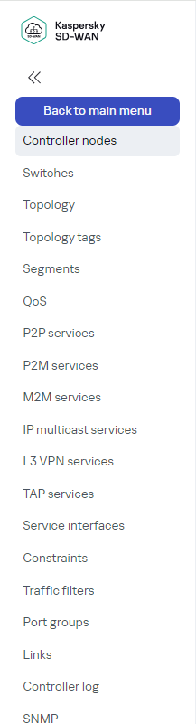 User interface of the solution